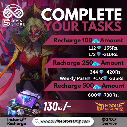 DIVINE STORE | Game Recharge Platform